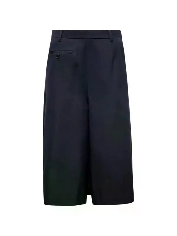 RE CODE Pleated Skirt-effect Trousers