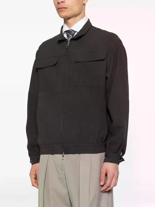 MONTECORE Patch Pocket Zip Jacket - Grey