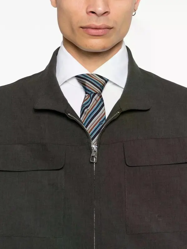 MONTECORE Patch Pocket Zip Jacket - Grey