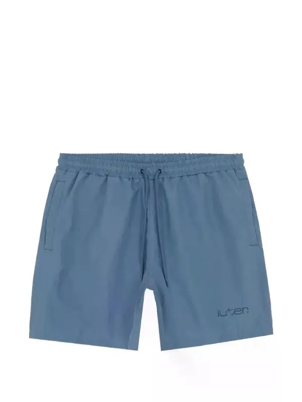 IUTER Grid Swim Shorts - Blue