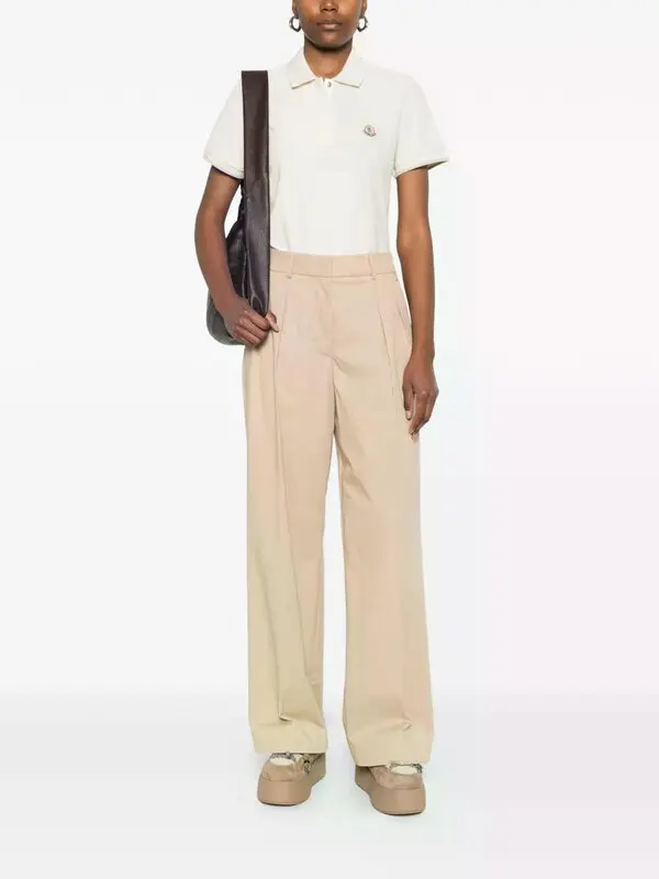 Moncler Pleated Straight-leg Trousers