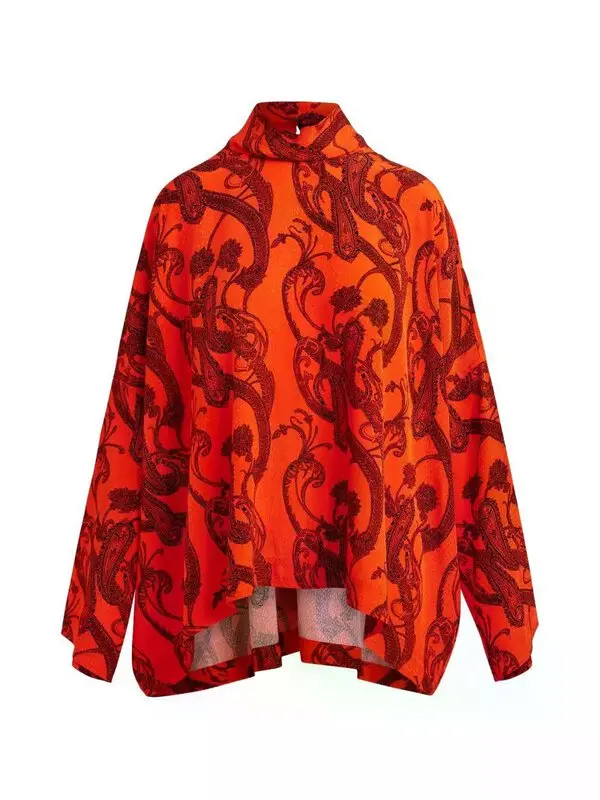 Essentiel Antwerp Oversized Paisley Print Blouse