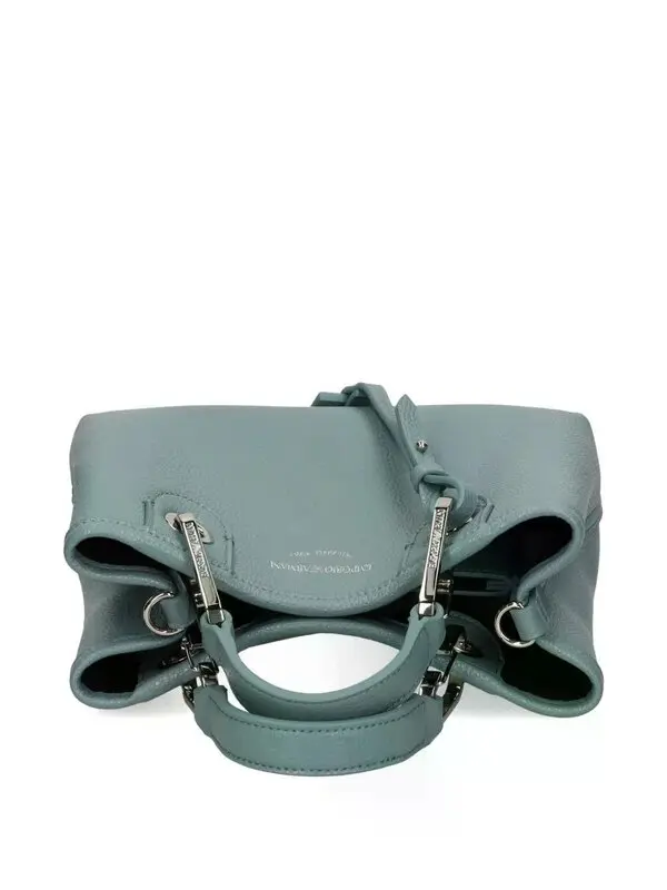 Emporio Armani Mini Myea Top-handle Tote Bag - Blue