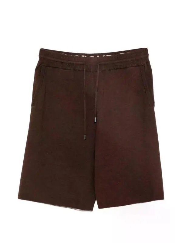 Eric Bompard Knit Straight-cut Shorts