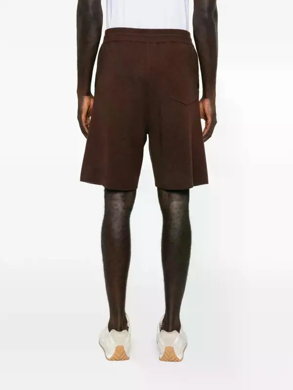 Eric Bompard Knit Straight-cut Shorts