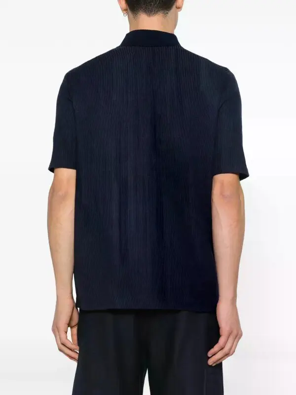 Eric Bompard Ribbed Buttoned Shirt