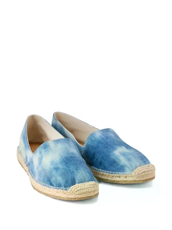 Ralph Lauren Tie-dye Raffia Espadrilles
