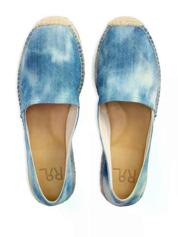 Ralph Lauren Tie-dye Raffia Espadrilles