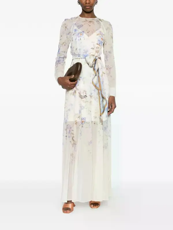 Zimmermann Luna Floral Print Maxi Dress