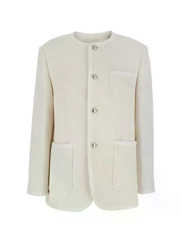 DUNST Collarless Tweed Jacket