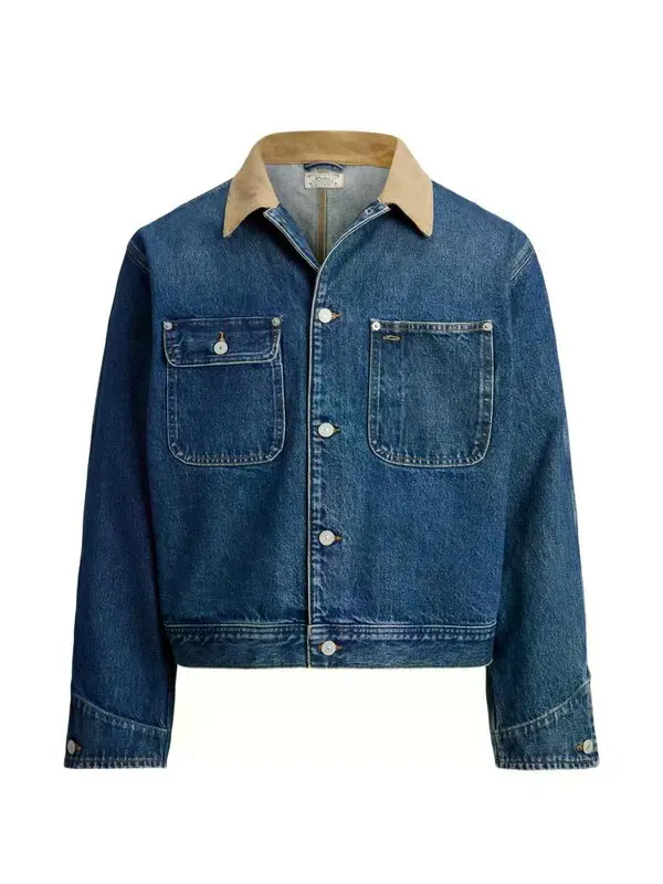Polo Ralph Lauren Corduroy Collar Denim Trucker Jacket