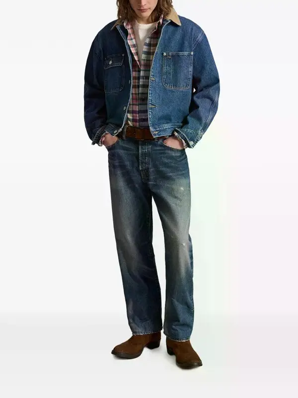 Polo Ralph Lauren Corduroy Collar Denim Trucker Jacket