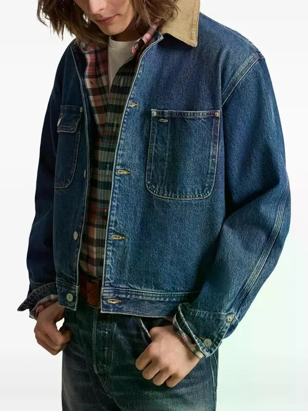 Polo Ralph Lauren Corduroy Collar Denim Trucker Jacket