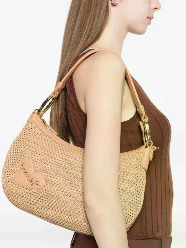 BRACCIALINI Beth Tricot Shoulder Bag - Neutrals