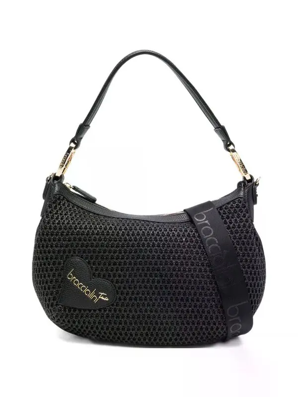 BRACCIALINI Top-zip Shoulder Bag - Black