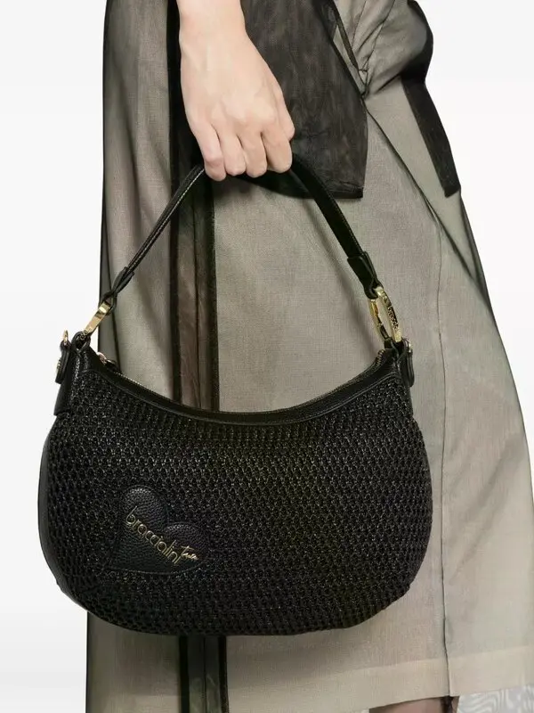 BRACCIALINI Top-zip Shoulder Bag - Black
