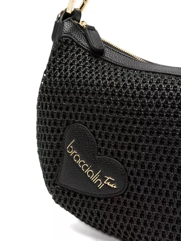BRACCIALINI Top-zip Shoulder Bag - Black