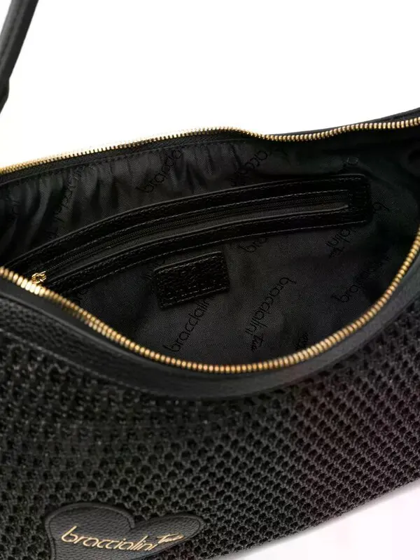 BRACCIALINI Top-zip Shoulder Bag - Black