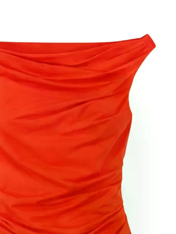 Simkhai Maisel Draped Blouse - Orange