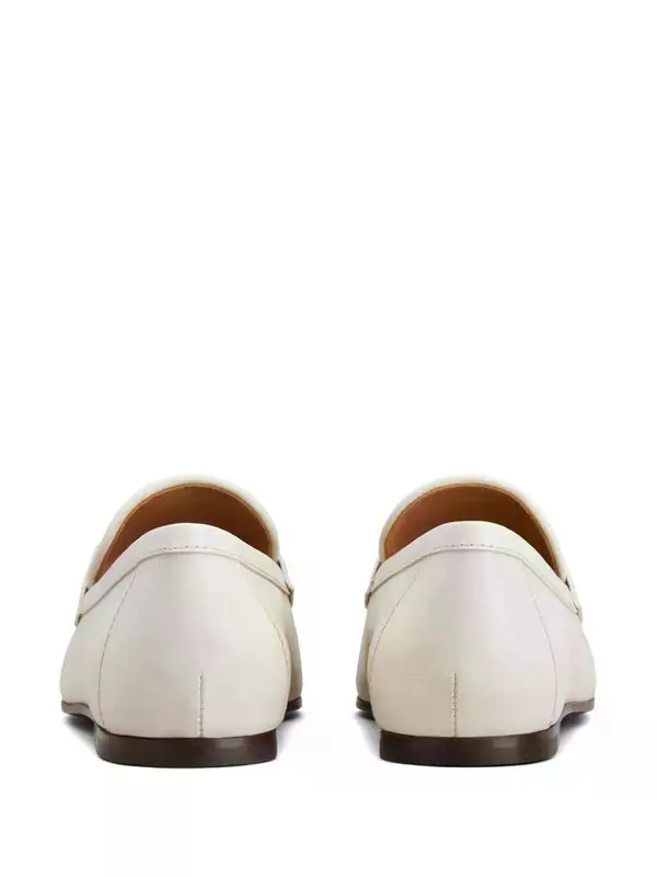 TOD'S Logo-plaque Leather Loafers