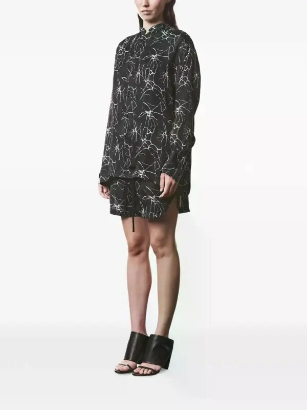 THOM KROM Marble-print Shirt