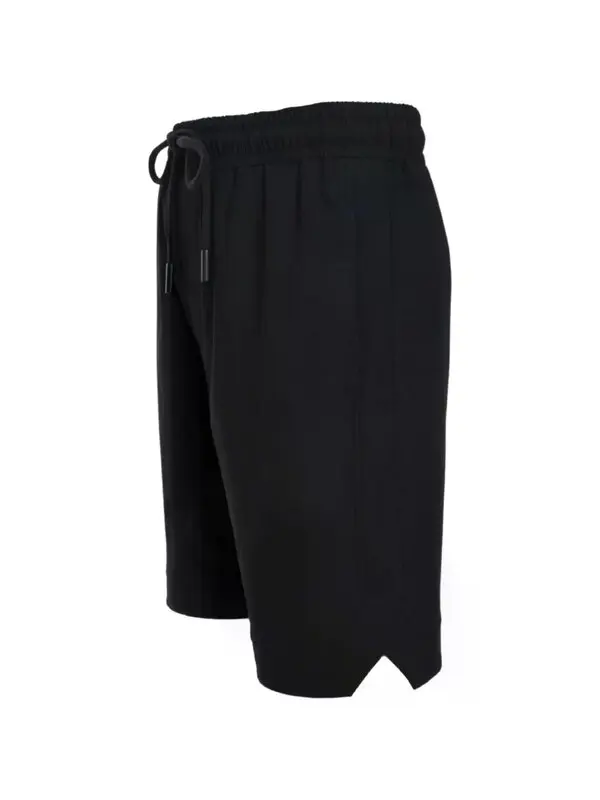 GAELLE Drawstring Track Shorts - Black