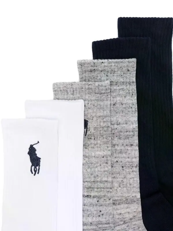 Polo Ralph Lauren Embroidered Socks - Blue