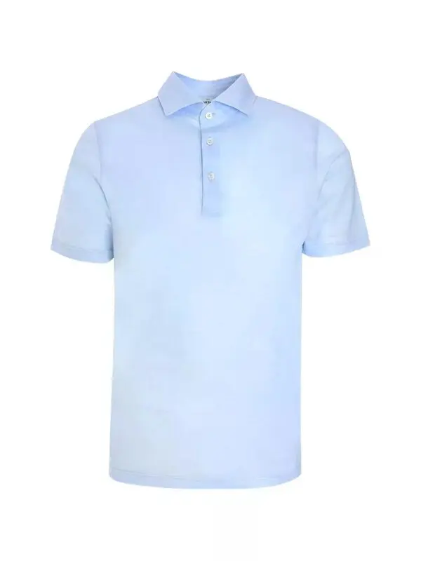 GRAN SASSO Buttoned Short-sleeve Polo Shirt