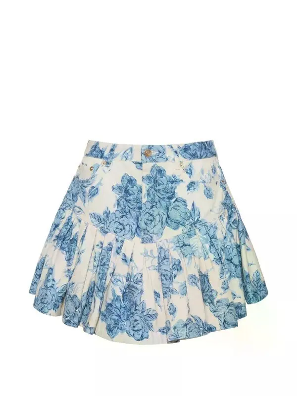 Cara Cara Ohara Floral-print Mini Skirt