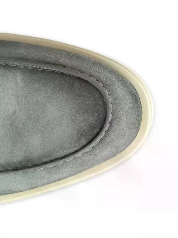 Santoni Suede Loafer - Grey