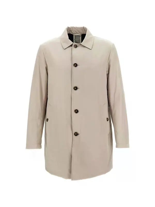 L'IMPERMEABILE Button-fastening Raincoat - Neutrals