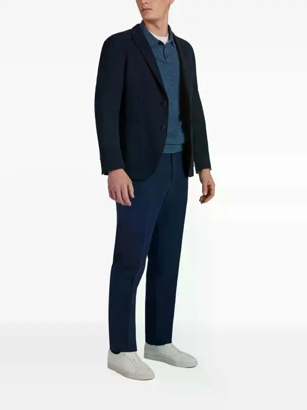 ZANONE Bouclé Polo Shirt