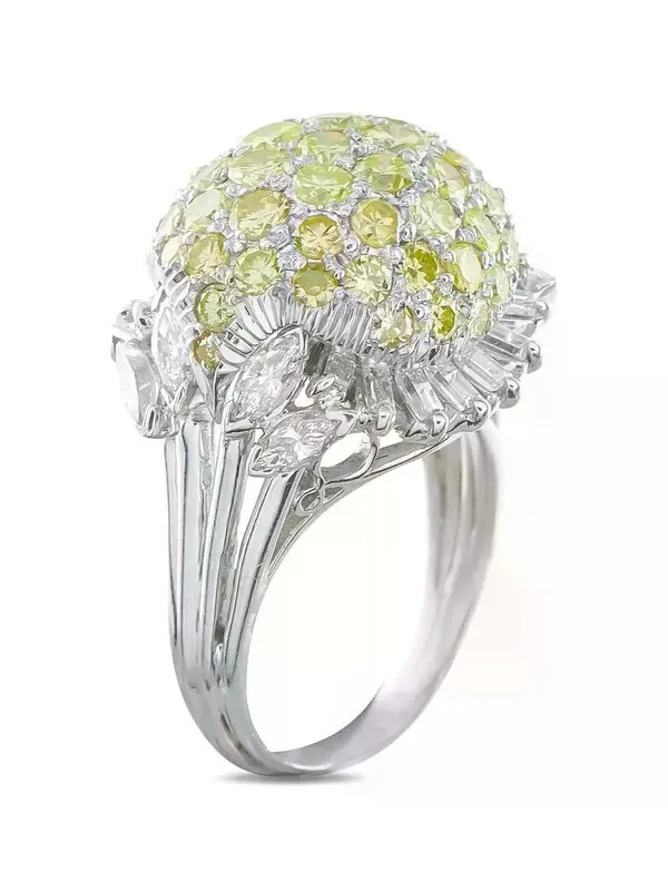 LB EXCLUSIVE Diamond Platinum Ring - Silver