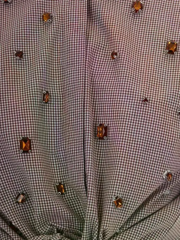 Liu Jo Embellished Check Shirt