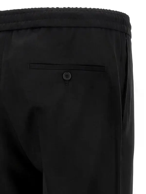 Incotex 78 Drawstring Pleat Wool Trousers