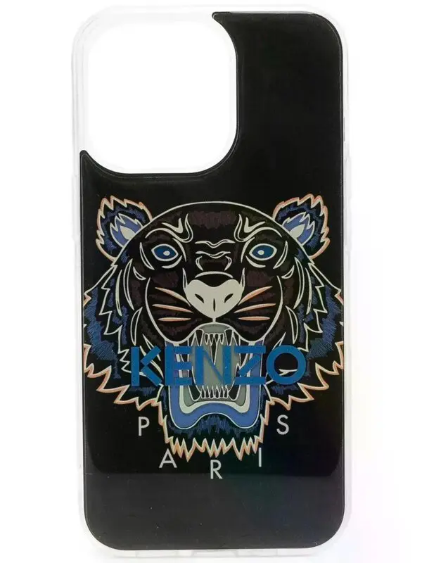 Kenzo Logo Print Iphone 13 Pro Case - Black