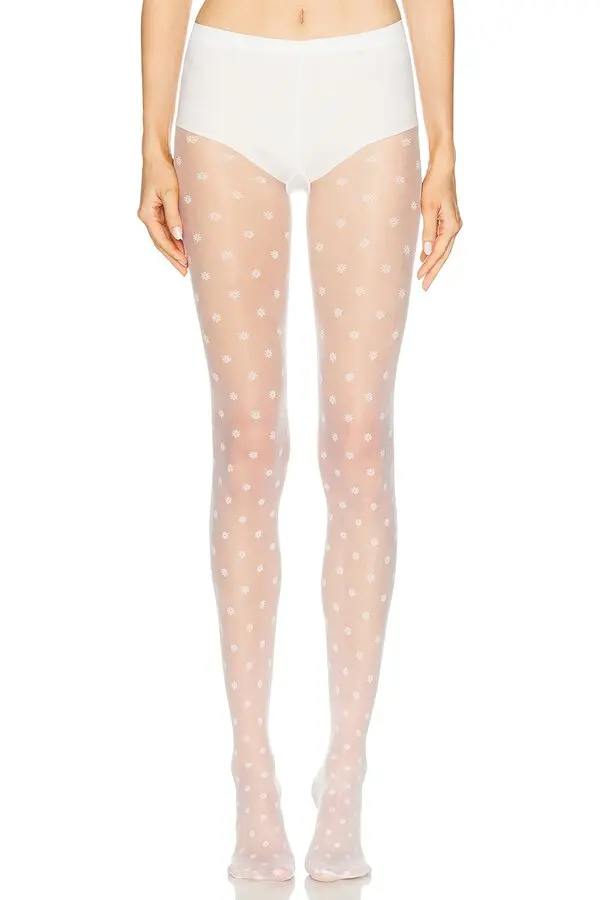 Wolford Daisy Tights - White