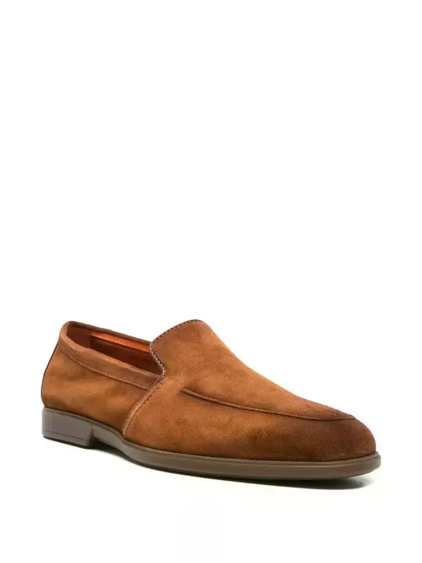 Santoni Slip-on Loafers - Brown