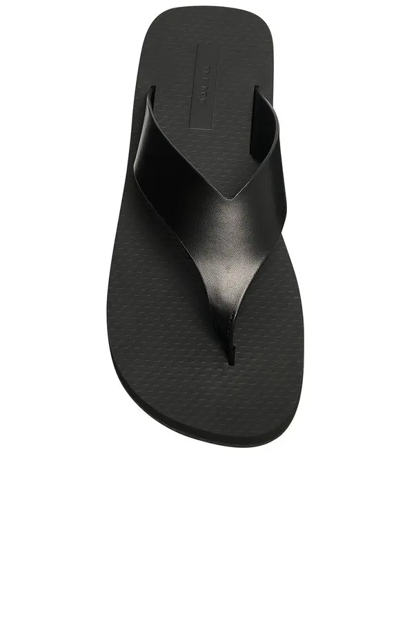 THE ROW Dune Classic Ginza Sandal - Black