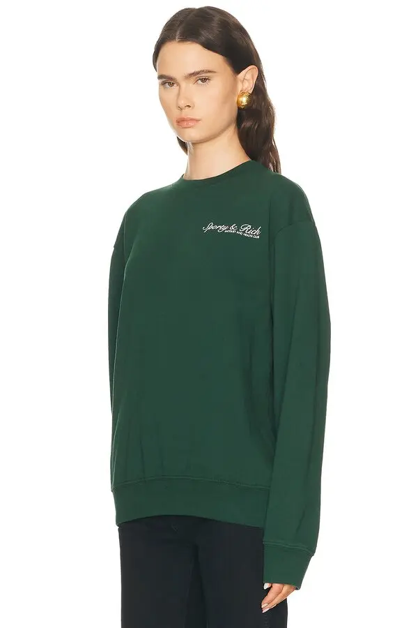 SPORTY & RICH Syracuse Crewneck Sweatshirt