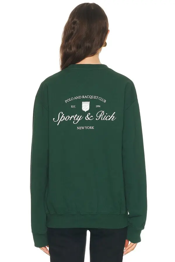 SPORTY & RICH Syracuse Crewneck Sweatshirt