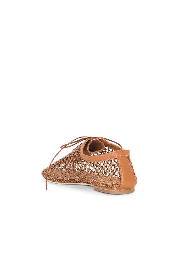 Staud Kit Lace Up Flat