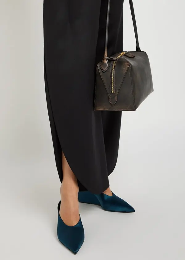 Alaïa Sculpted Wool Trousers - Black
