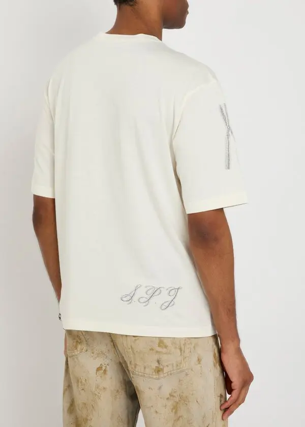 Jacquemus Le T-shirt Ane Jacquard Cotton T-shirt