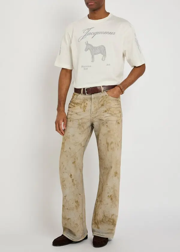 Jacquemus Le T-shirt Ane Jacquard Cotton T-shirt