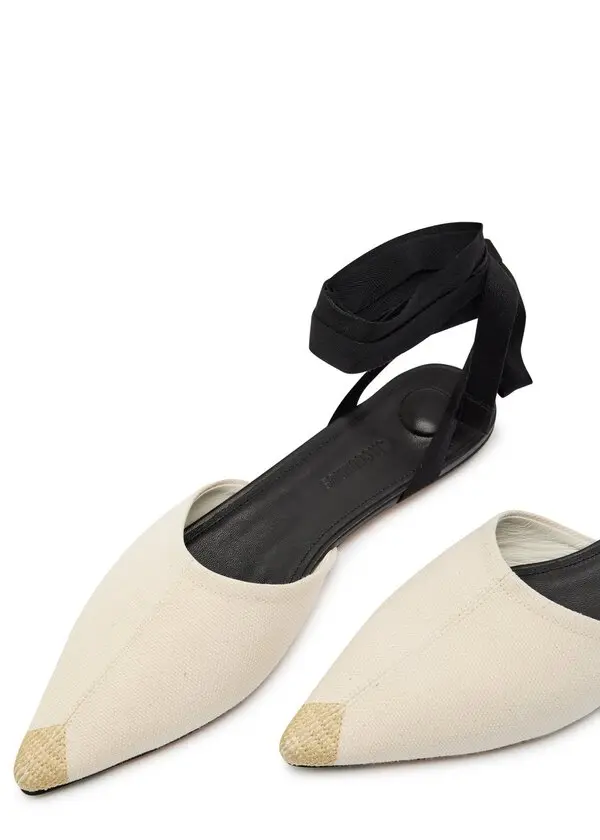 Jacquemus Les Sandales Espadrilles Canvas Flats