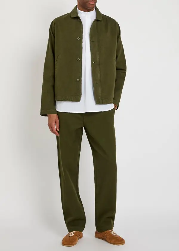 Labo.art Cotton Overshirt - Olive