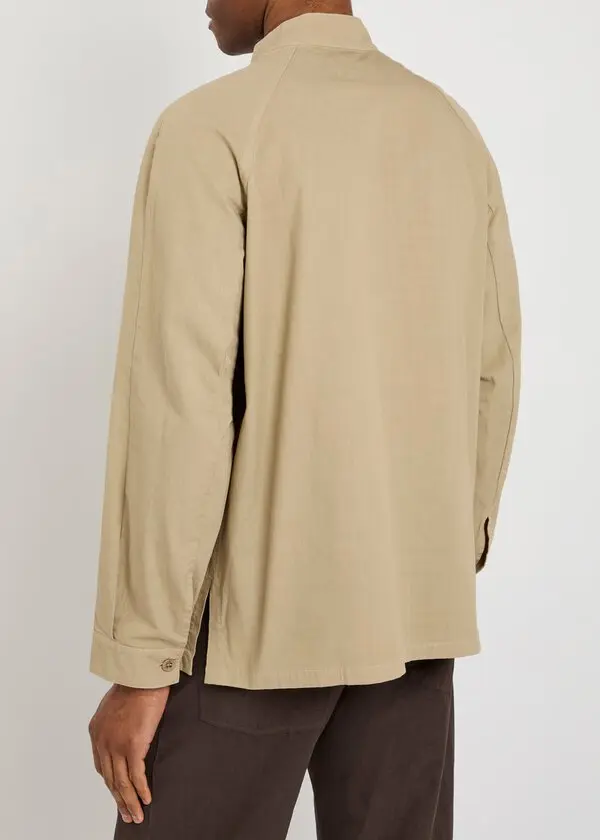 Labo.art Patch Pocket Cotton Shirt - Beige
