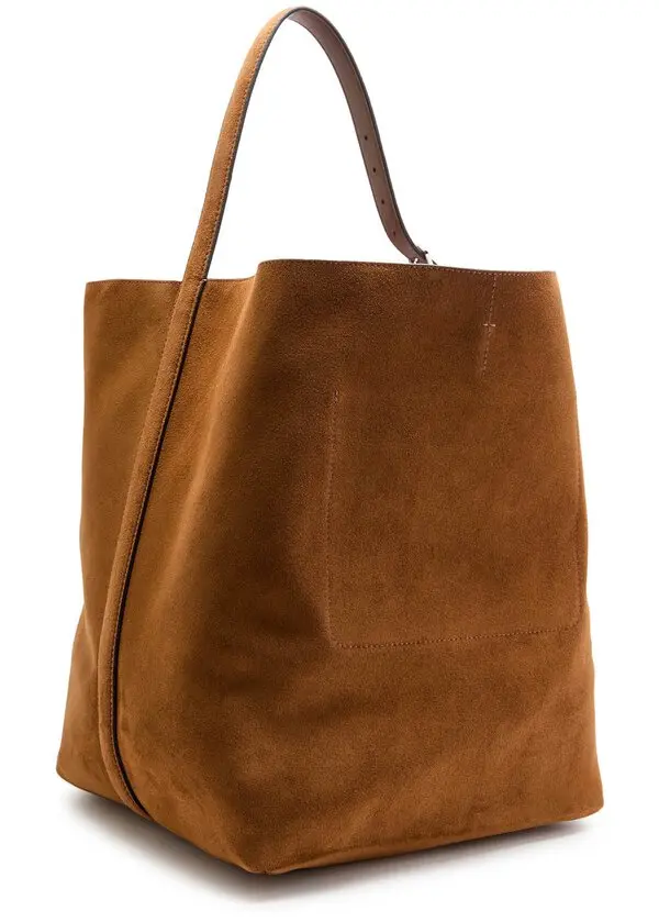 TOTEME Belted Suede Tote