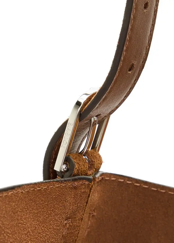 TOTEME Belted Suede Tote